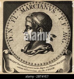 Roman Emperor Marcian, 392-457. Flavius Marcianus Augustus, Eastern ...