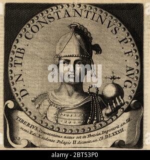 Tiberius II Constantine, 520 –582, Eastern Roman Emperor from 574 to ...