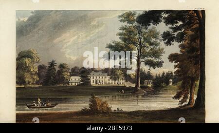 Stoke House, Windsor, seat of Egyptologist Richard William Howard Vyse ...