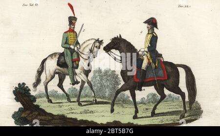Uniforms of the Spanish Army, 1800s. Spanish light cavalryman 5 and ...