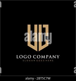 UL Letter Logo Design. Creative Modern UL Letters Icon Illustration ...