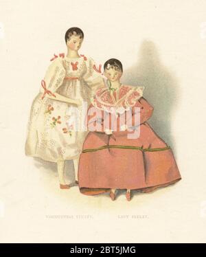 Some of Queen Victoria's Dolls Stock Photo - Alamy