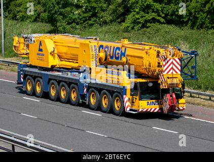 Ainscough Crane Hire Ltd heavy haulage, trucks, Liebherr lorry ...