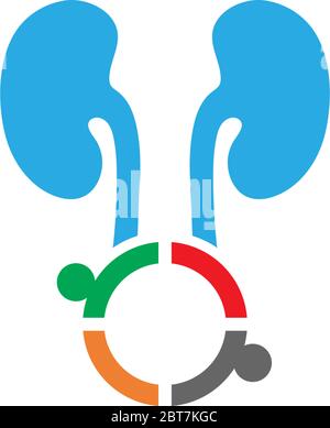 Urology logo, kidney logo icon healty illustration Stock Vector Image ...