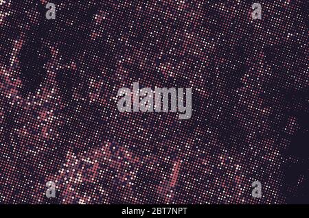 Grunge halftone dots background. Offset Printing Texture Stock Vector ...