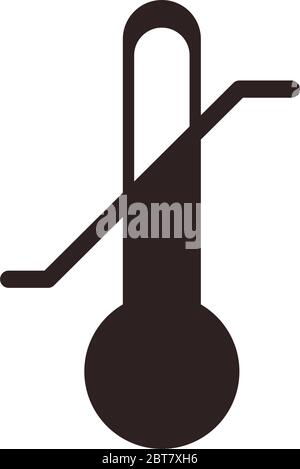 Temperature limitation symbol. Vector illustration, flat design Stock ...