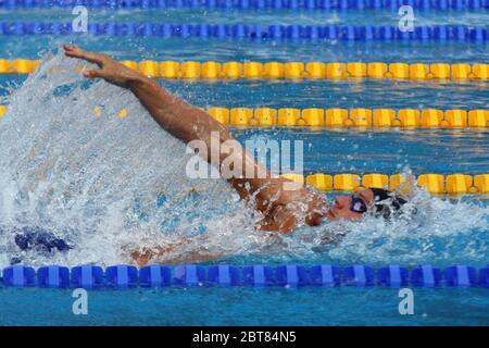Marcus Rogan of Autriche 1/2 Finale 200 M Dos Men during the Swimming ...