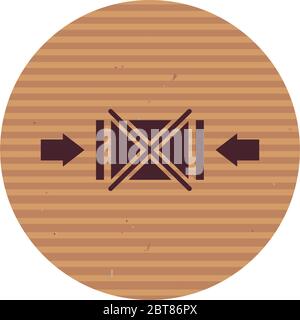 Do not clamp as indicated symbol Stock Vector Image & Art - Alamy