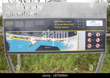 Port Botany Foreshore, Botany Stock Photo - Alamy