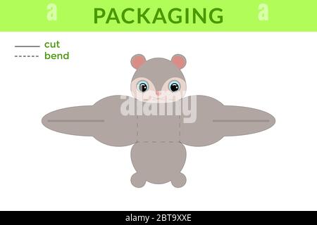DIY party favor opossum box for birthdays, baby showers for sweets ...