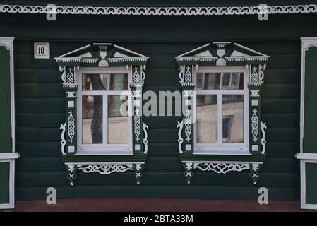Siberian style home. Izba in Suzdal. Izba is a traditional Russian ...