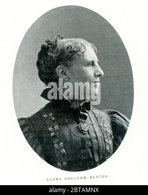 Clara Barton Civil War nurse and founder of the American Red Cross ...