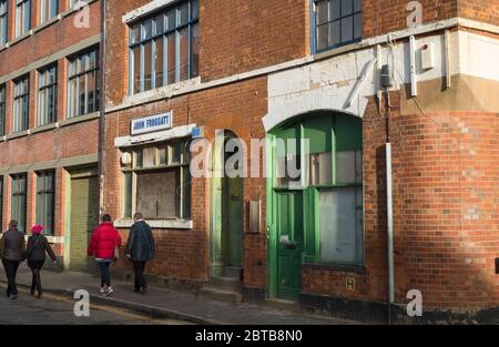 Derelict former John Froggatt premises in Vittoria Street in Birmingham ...