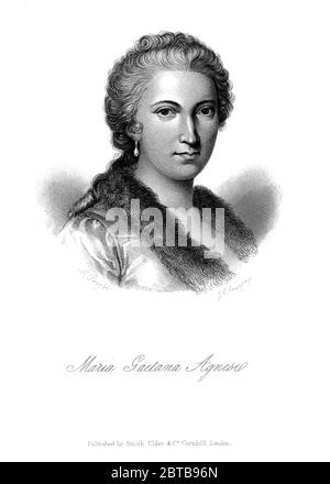 Maria Gaetana Agnesi (1718-1799) was an Italian mathematician ...