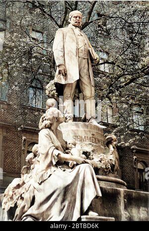 Portrait of Ignaz Philipp Semmelweis (1818-1865). Museum: PRIVATE ...