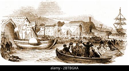 Ships of the Royal Navy The launch of HMS DREADNOUGHT at Portsmouth ...