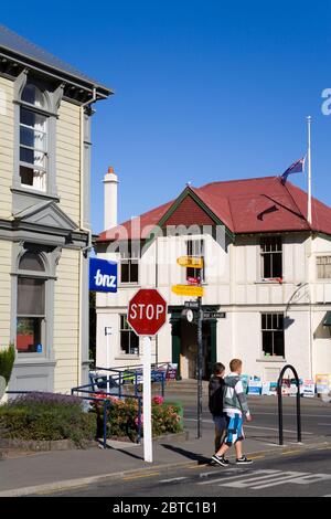 Post Office building in Akaroa,Banks Peninsula,Canterbury District ...