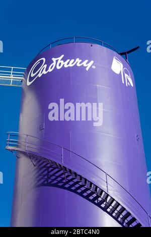 Cadbury chocolate factory Dunedin New Zealand Stock Photo - Alamy