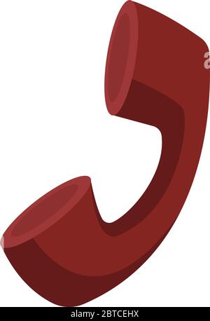 Vector illustration of single isolated phone icon Stock Vector Image ...