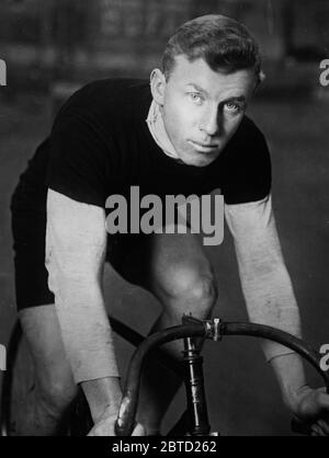 Cyclist Alfred Goullet ca. 1924 Stock Photo - Alamy