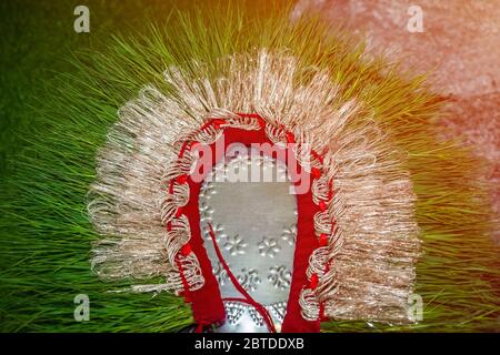 Auspicious Grass Garland of Dubo for Bride and Groom in Hindu Wedding ...