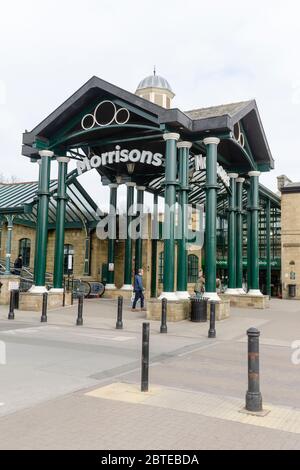 Morrisons Supermarket in Sheffield, Hillsborough Barracks Stock Photo ...