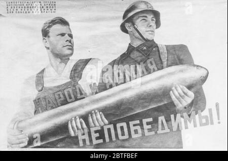 Soviet propaganda poster Operation Barbarossa - German Invasion of ...