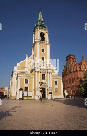 Church of Holy Spirit at Market square in Torun. Poland Stock Photo - Alamy
