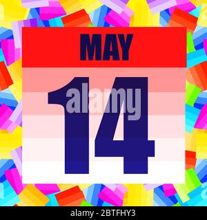 May 14 icon. For planning important day. Banner for holidays and ...
