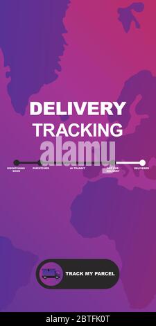 Online Delivery Service Web Banner Template. Courier in Medical Mask ...