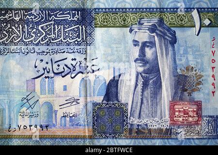ten dinars, Jordanian dinar, Jordanischer Dinar, JOD, Jordán dinár ...