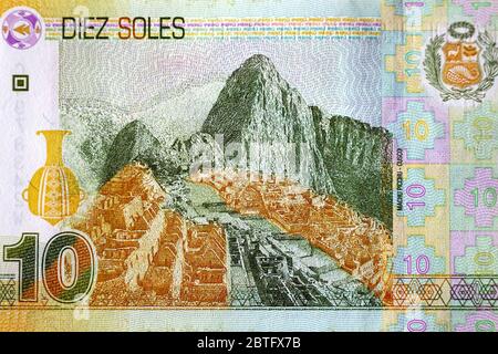 Peruvian sol, Peruvian currency, Peruanischer Sol, banknote, PEN, Peru ...