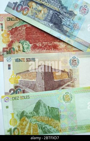 Peruvian sol, Peruvian currency, Peruanischer Sol, PEN, coins, Peru ...