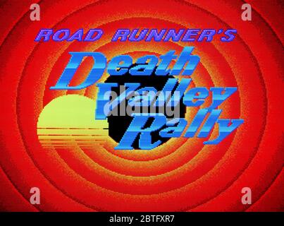 Road Runner's Death Valley Rally - SNES Super Nintendo - Editorial use ...