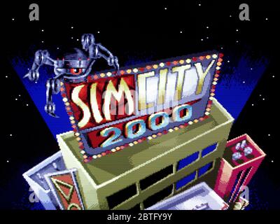 Sim City 2000 SimCity - SNES Super Nintendo - Editorial use only Stock Photo - Alamy
