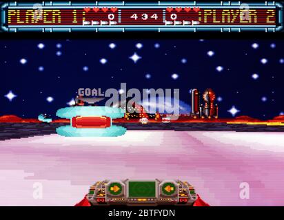 Space Football One on One - SNES Super Nintendo - Editorial use only ...