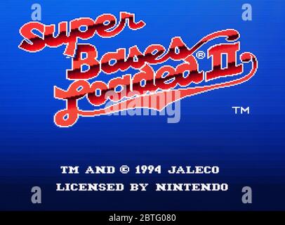 Super Bases Loaded II 2 - SNES Super Nintendo - Editorial use only ...