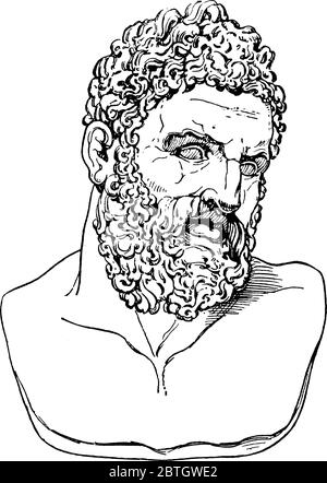 zeus, greek, illustration black and white, hair drawing, greek statue ...