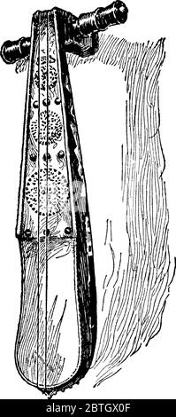 Rebab is a string instrument originating in the Middle East, vintage ...