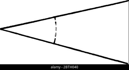 A diagram in which two line are shown which is perpendicular to each ...