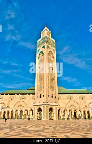 Hassan II Mosque, HDR Hi-res image Stock Photo - Alamy