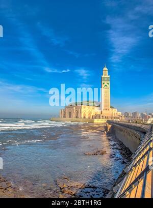 Hassan II Mosque Stock Photo - Alamy