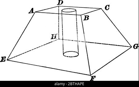 Black frustum cone. Vector illustration Stock Vector Image & Art - Alamy