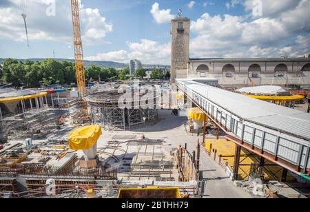 Stuttgart, Germany. 26th May, 2020. Panoramic view over the ...