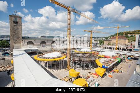 Stuttgart, Germany. 26th May, 2020. Panoramic view over the ...