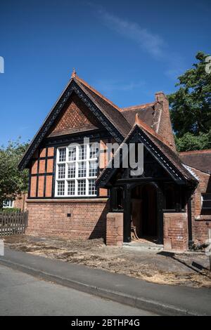 The village hall, Sherbourne, Warwickshire, England, UK Stock Photo - Alamy