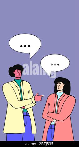 Vector cartoon style illustration of angry businessman. Isolated on ...