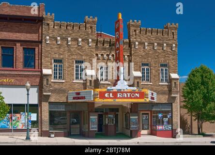 El Raton historical movie theater on 2nd Street in Raton, New Mexico ...