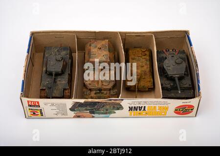 Plastic model tanks Stock Photo - Alamy