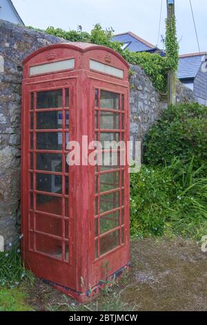 Telephone pole in Cornwall, UK Stock Photo - Alamy